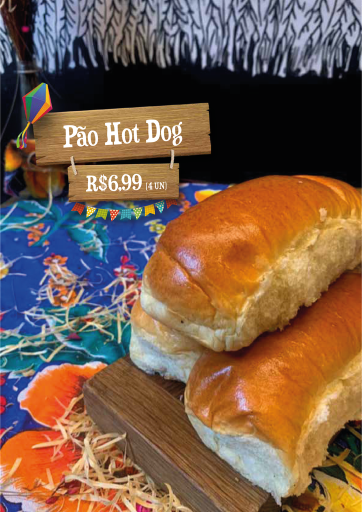 PÃO HOT DOG | Boníssima Lourdes
